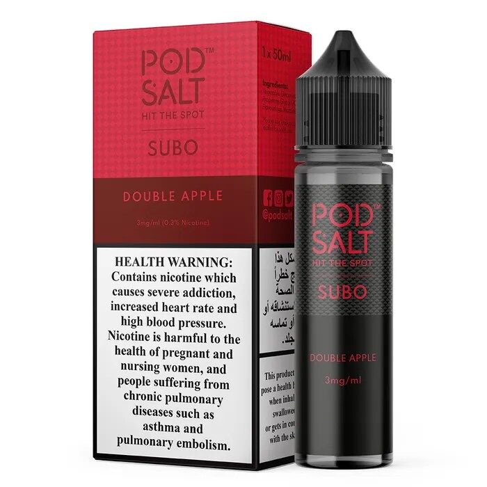 POD SALT - DOUBLE APPLE - Pod Salt Subo Double Apple Riyadh - Riyadh Vape